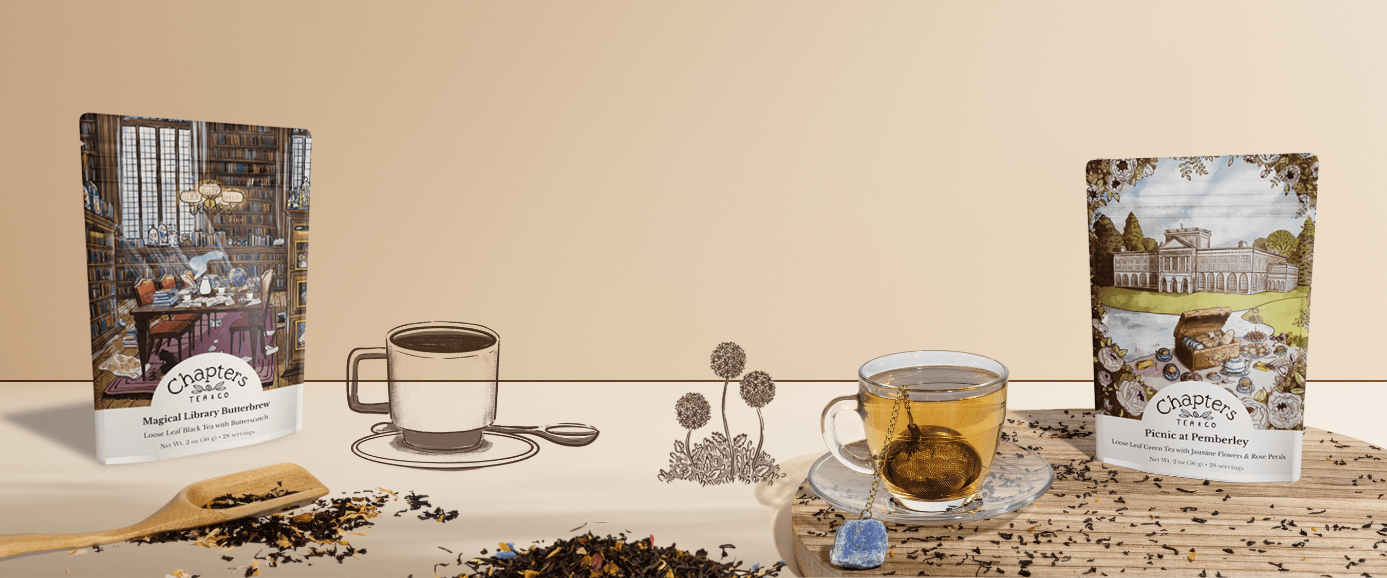 Chapters Tea & Co: Loose Leaf Teas, Tea Bag Sachets, Tea Gifts